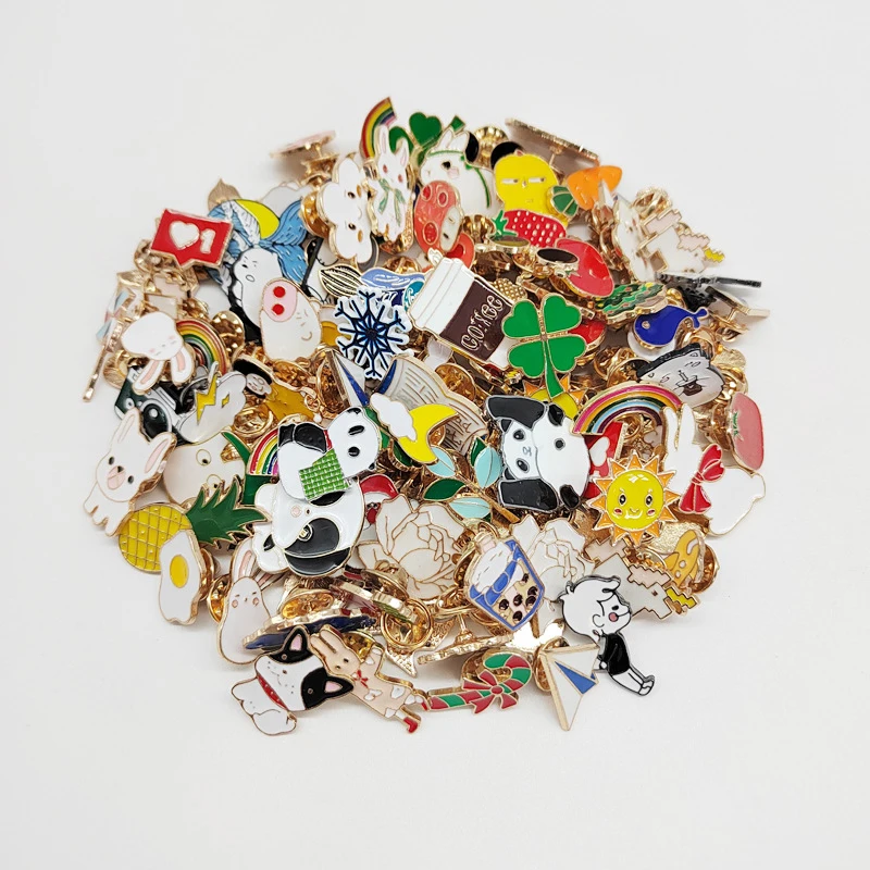 10-20-30-50pcs-Diversity-Random-Brooches-Pin-Badges-Bulk-Fashion-Cute ...
