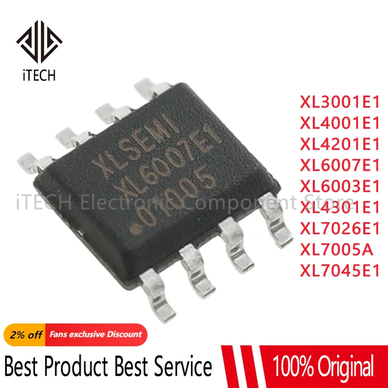 10pcs-XL3001E1-XL4001E1-XL4201E1-XL4301E1-XL6003E1-XL6007E1-XL7005A ...