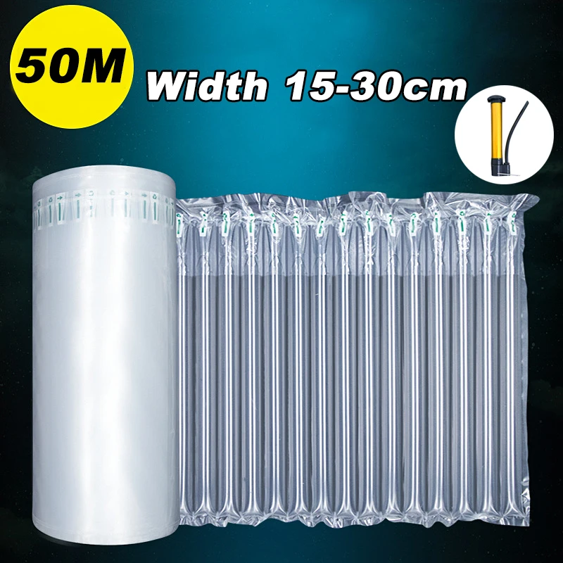 50-Meter-Air-Column-Bag-Shockproof-Bubble-Film-Anti-Collision-Buffer ...