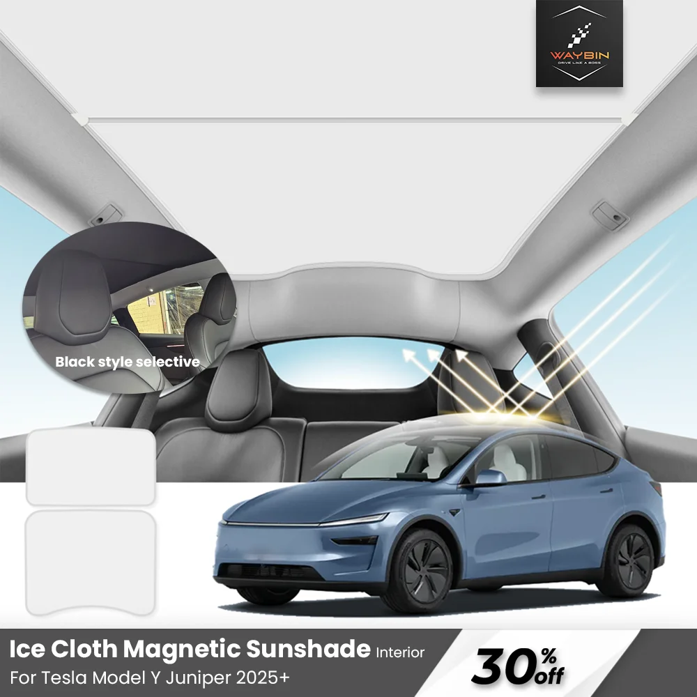Magnetic Sun Shades for Tesla Model Y Juniper 2025+ Front Rear Sunroof ...
