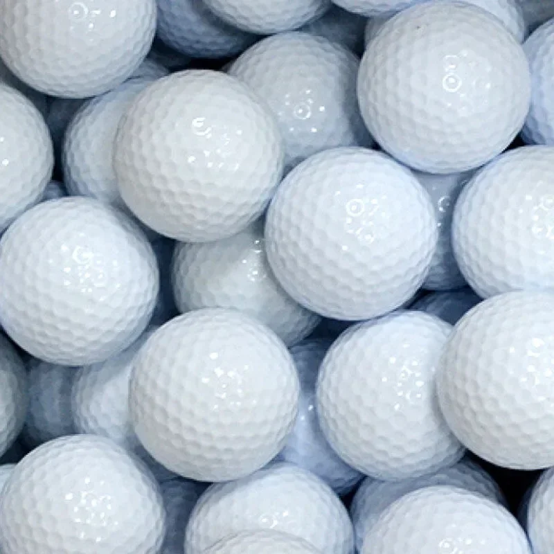 2024 New 10pcs Outdoor golf double-layer white ball two-layer practice ...