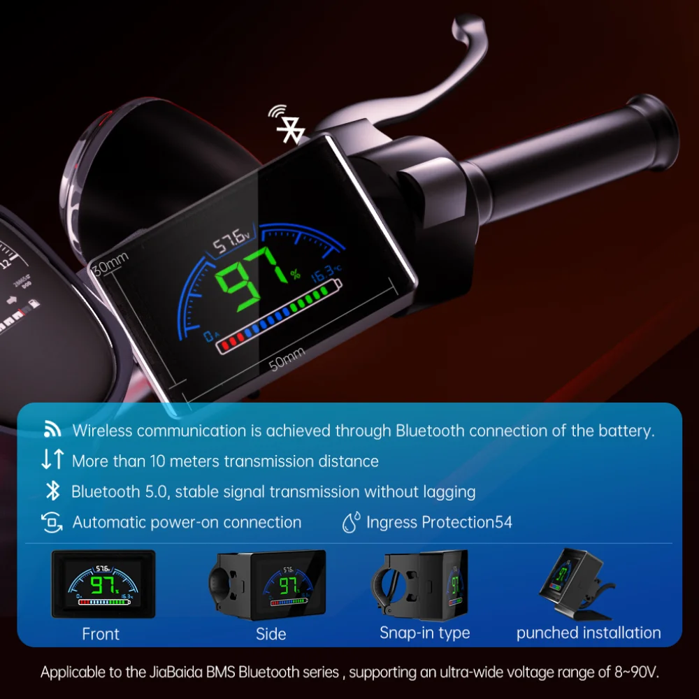 JBD BMS BT LCD Display SOC Screen Wireless Connection For JBD Smart BMS ...