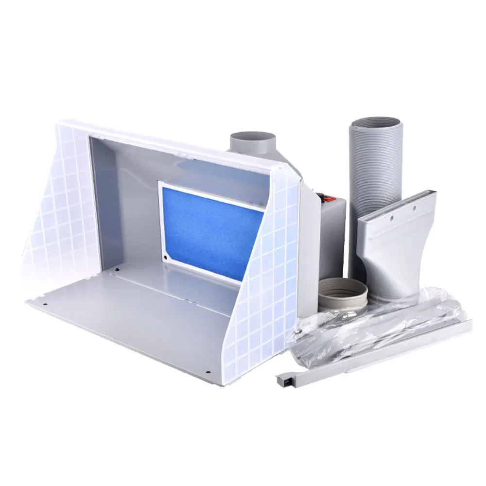 HS-E550BLK-Paint-Fan-Aspirator-Spray-Gun-Paint-Booth-Exhaust-Fans-with ...