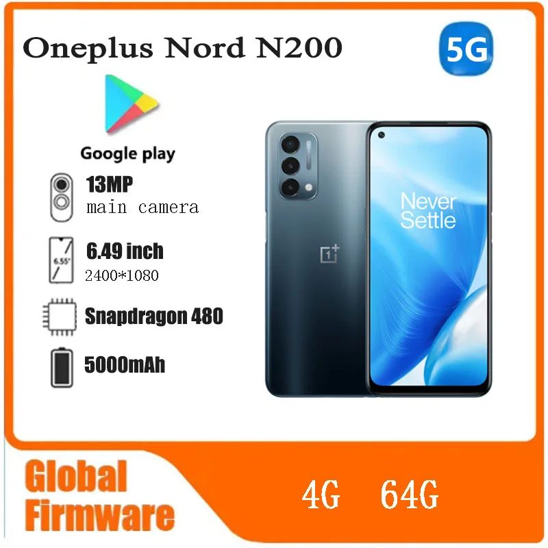 Oneplus-Nord-N200-5G-4G-64G-SmartPhone-CPU-Qualcomm-Snapdragon-480 ...