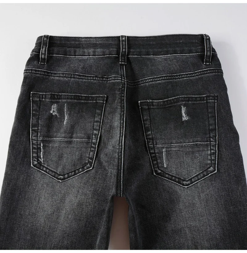 Men's Bandana Jeans: Jeans with Bandana Patches | Taelor Boutique