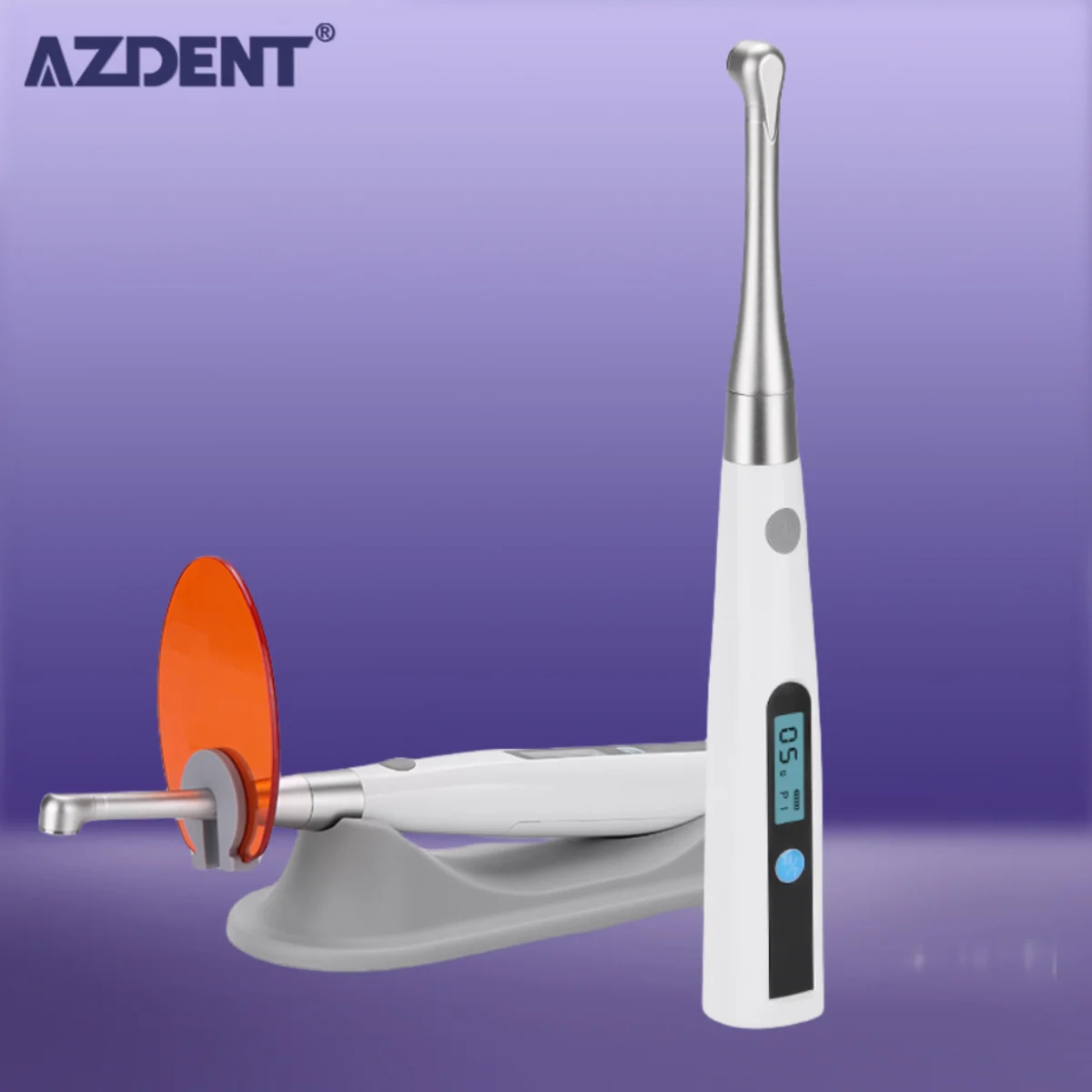 AZDENT-Dental-Curing-Light-Cure-Lamp-Cordless-Metal-Head-LED-1S-3-Modes ...