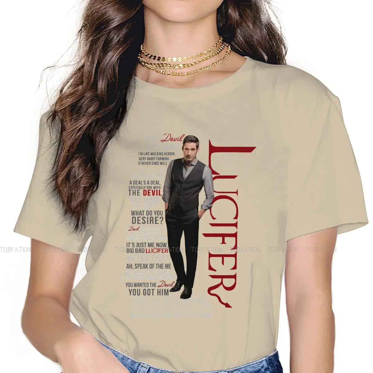 Morningstar 4XL TShirt for Girl Lucifer Hell Demon Bible New Design ...