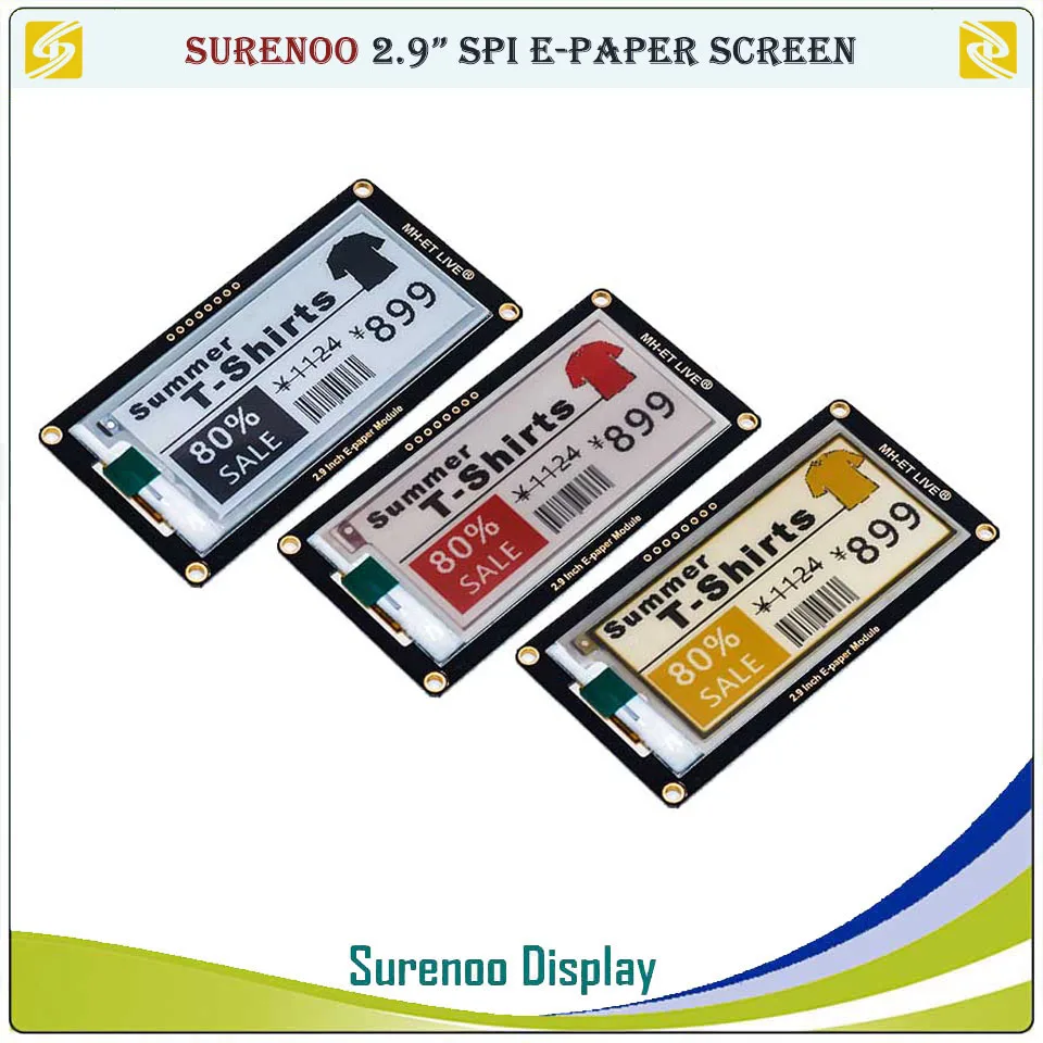 2-9-128-296-SSD1980Z-E-Paper-electronic-ePaper-E-Ink-eInk-Display ...