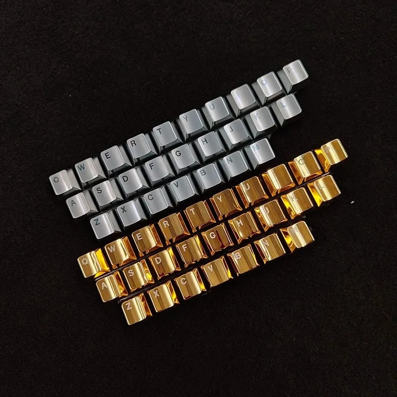 ECHOME-Custom-Metal-Keycaps-Original-Cherry-Keyboard-Caps-Siver-Gold ...
