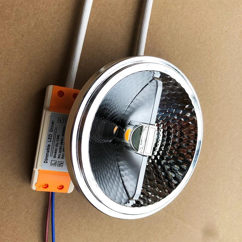 Dimmable 15W 3000K 4000K 6000K AR111 LED Spotlight Replace Halogen ...