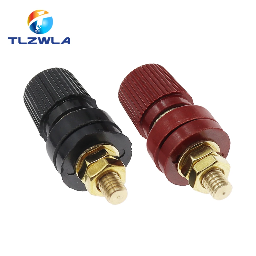 2PCS-6MM-Full-Copper-Posts-333-Brass-Terminal-Blocks-Power-Supply ...