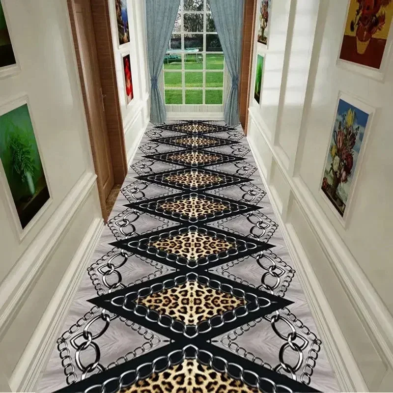 European-Style-Aisle-Walkway-Carpet-Hallway-Decor-Area-Rug-Luxury ...