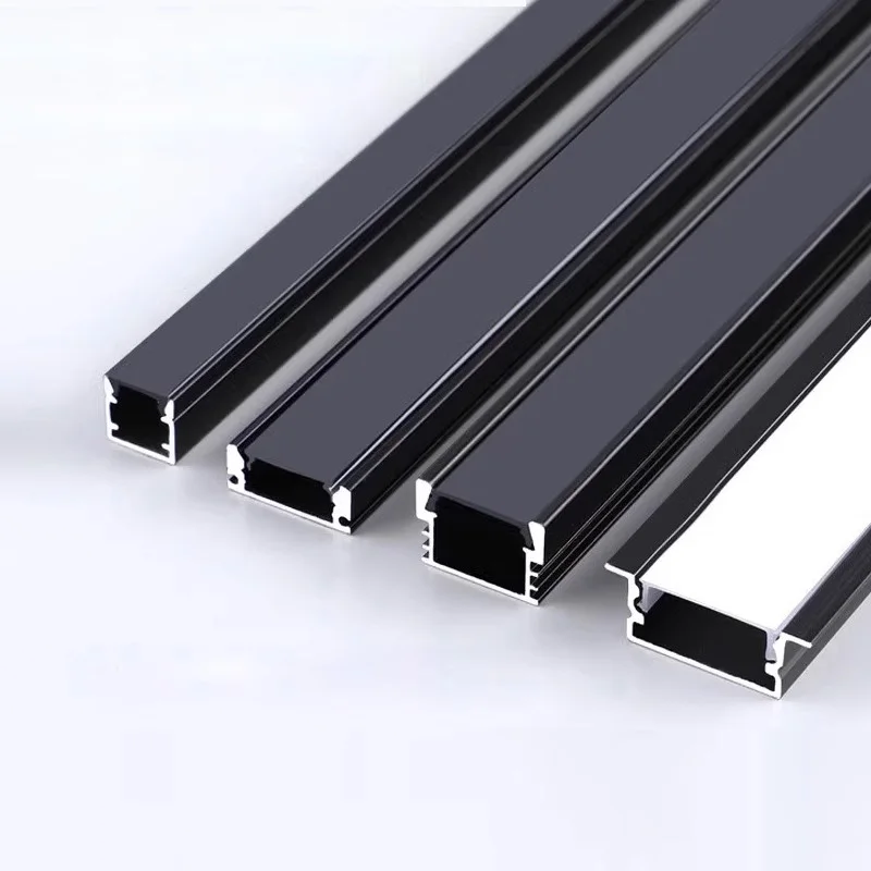 Aluminium-Led-Profile-U-W-Style-0-5m-1m-Black-Silver-LED-Diffuser ...