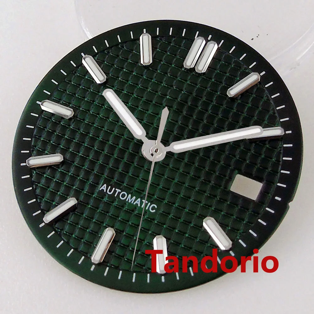 Fit NH35A Movement 31mm Sterile Texture Watch Dial Face Date Watch ...