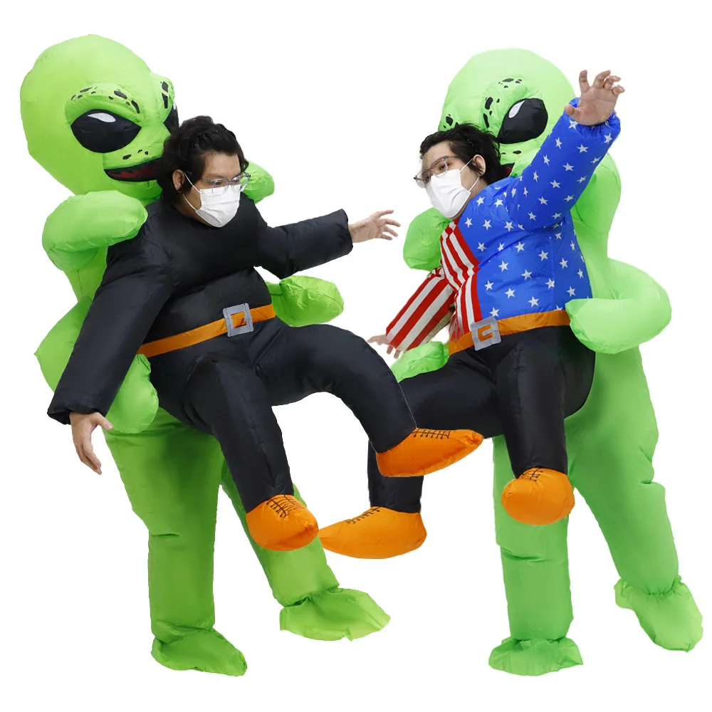 Inflatable Alien Cosplay Costume Suit Performance Fancy Dress Funny ...