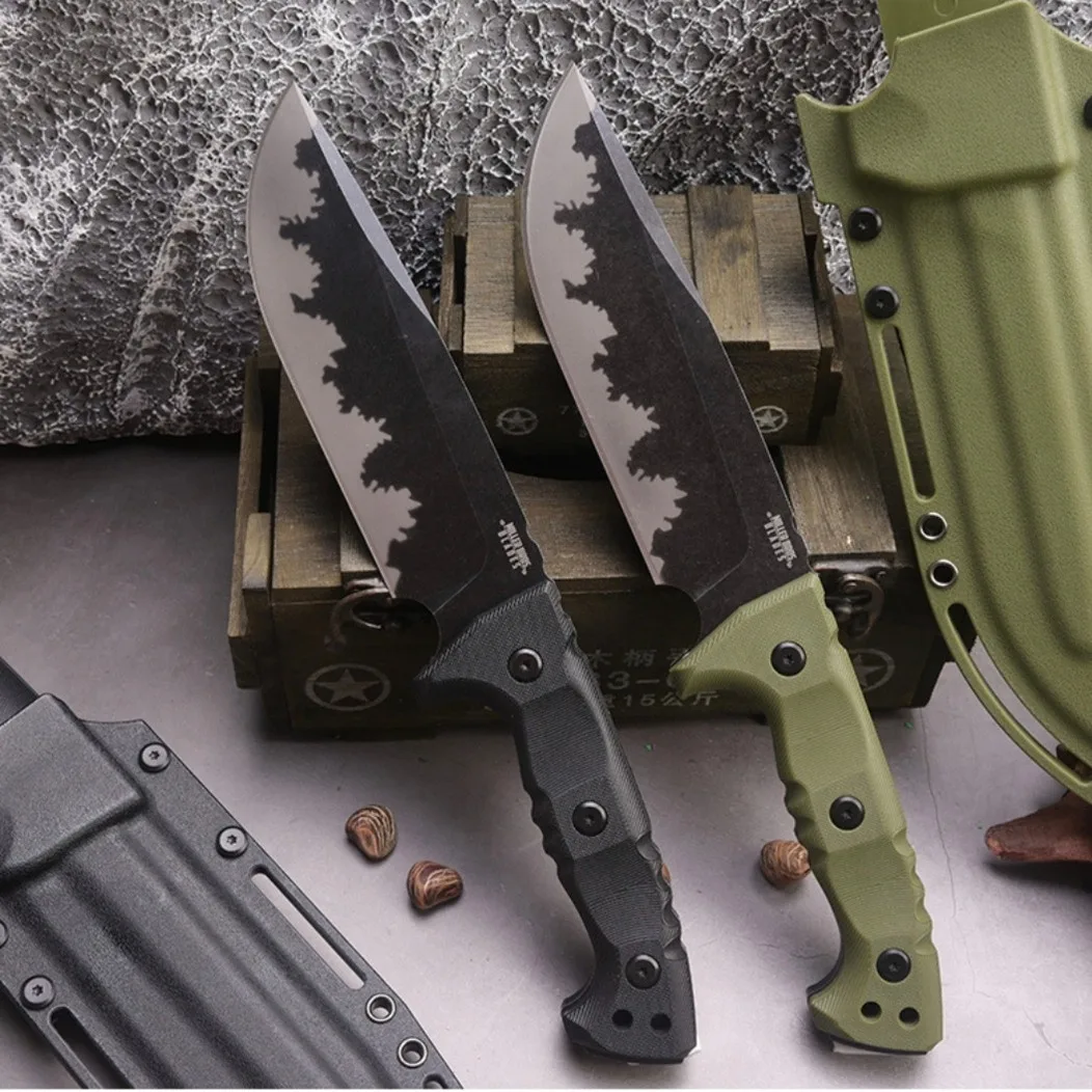 1pc-Outdoor-High-Hardness-Military-Tactical-Knife-Fixed-Blade-Self ...