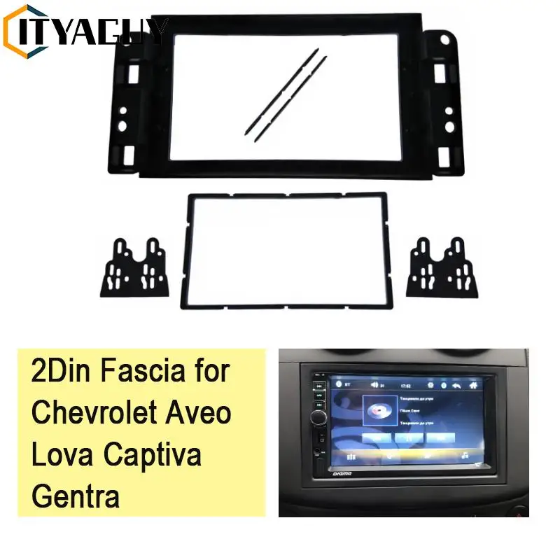 Kit-de-instalaci-n-de-Panel-est-reo-de-DVD-para-Chevrolet-Aveo-Lova ...