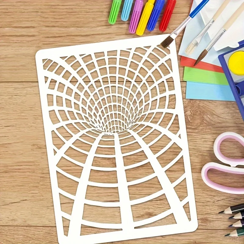 A4 29 *21cm 3D stereo DIY Stencils Wall Painting Scrapbook Coloring ...