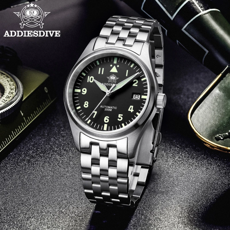 ADDIESDIVE Watches For Men Luxury Business Leisure Automatic Mechanical ...