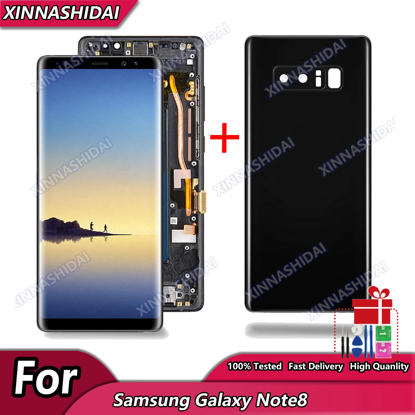 Pantalla-Lcd-OLED-para-Samsung-Galaxy-Note-8-componente-digitalizador ...