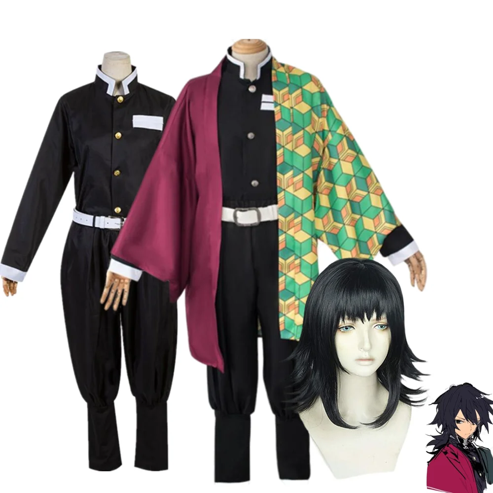 Adult Kids Demon Slayer Tomioka Giyuu Kimetsu no Yaiba Uniform Anime ...