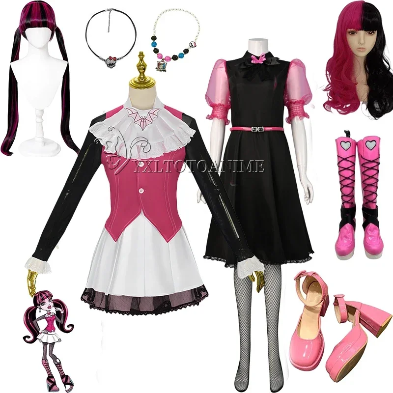 Monster Fantasy High Draculaura Cosplay Spectra Vondergeist Costume ...