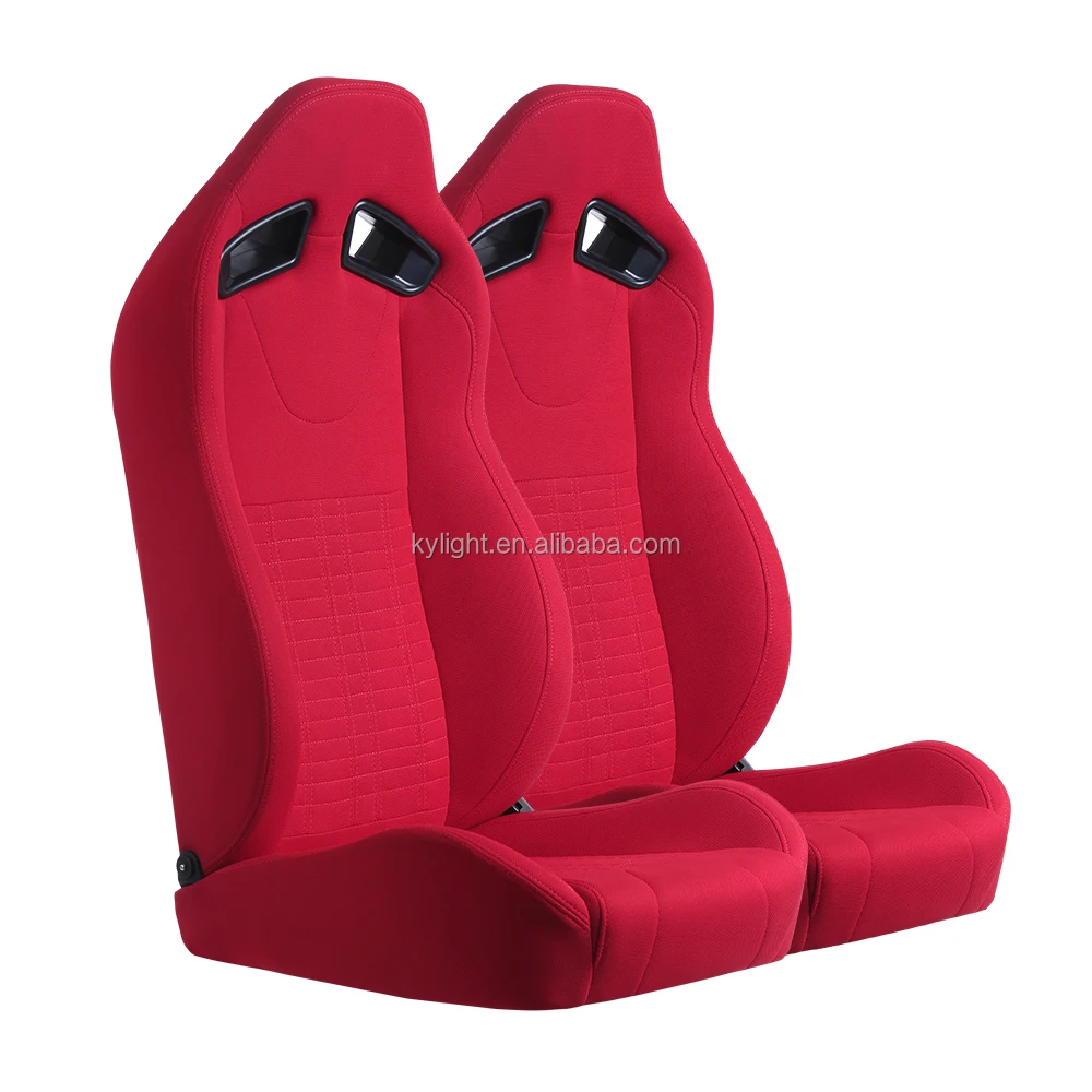 Asientos-de-carreras-reclinables-de-2-piezas-cubo-con-2-deslizadores ...