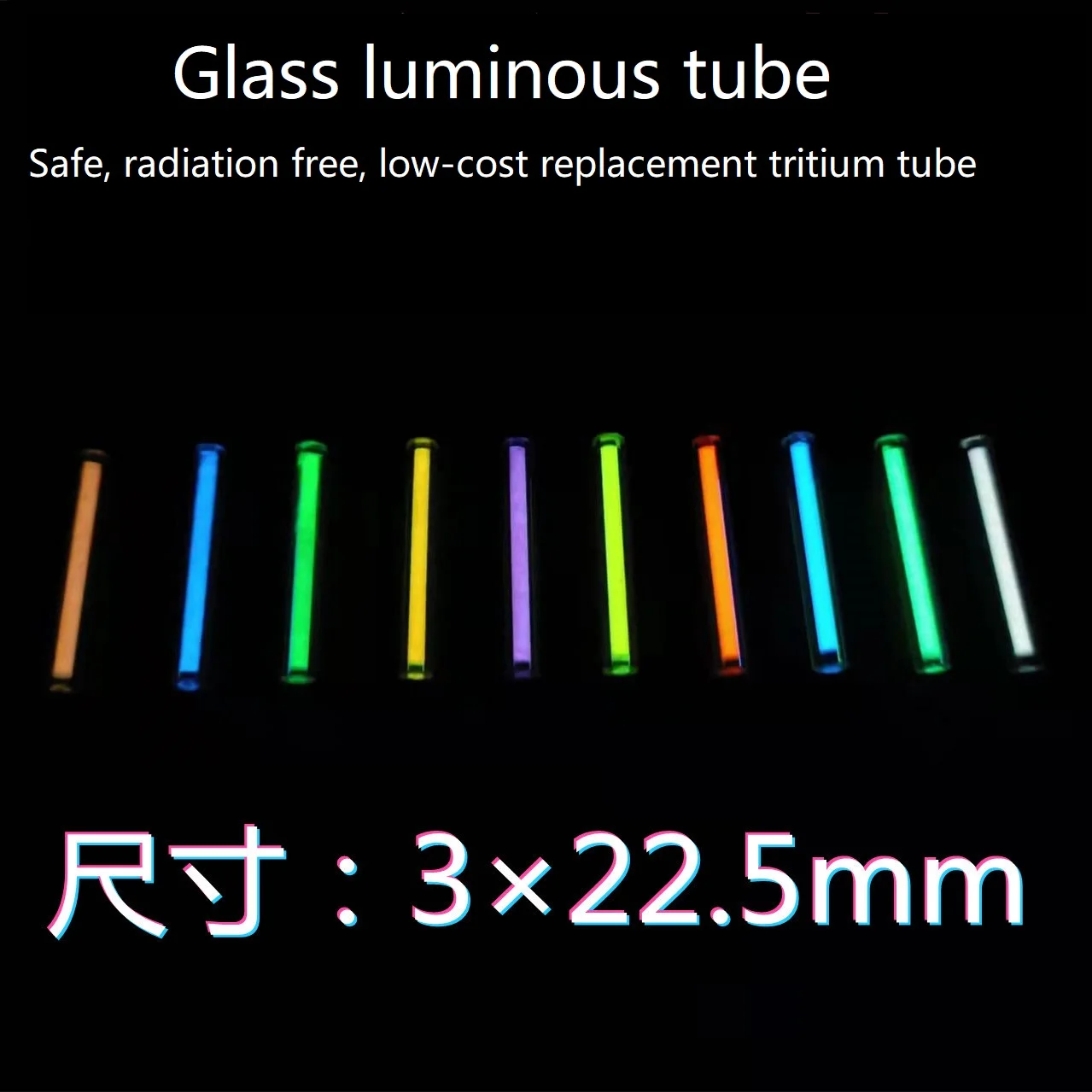 Glass-Noctilucent-Tube-Tritium-Tube-Replaces-DIY-Noctilucent-Tube ...