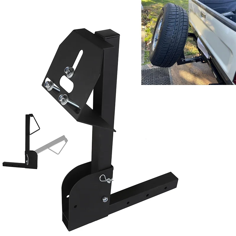 Heavy Duty Holds up Hitch spare Tire Carrier for SUV Hitch Mount Rack ...