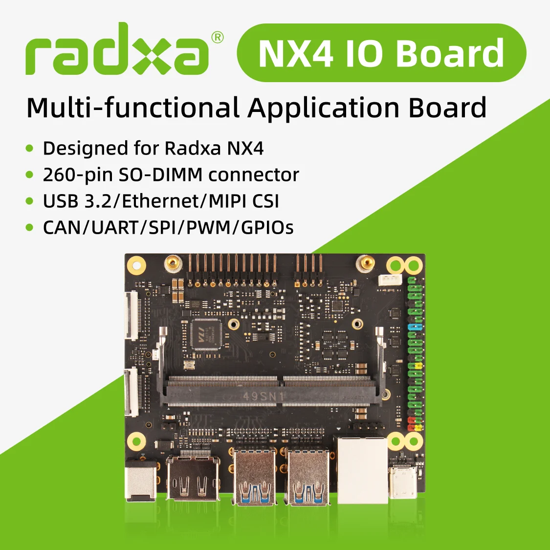 Radxa NX4 IO Board — An Application Board for Radxa NX4 - AliExpress 7