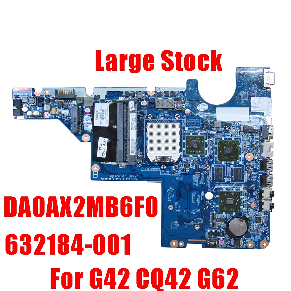 DA0AX2MB6F0-For-HP-G42-G62-CQ42-CQ62-Motherboard-632184-001-Laptop ...