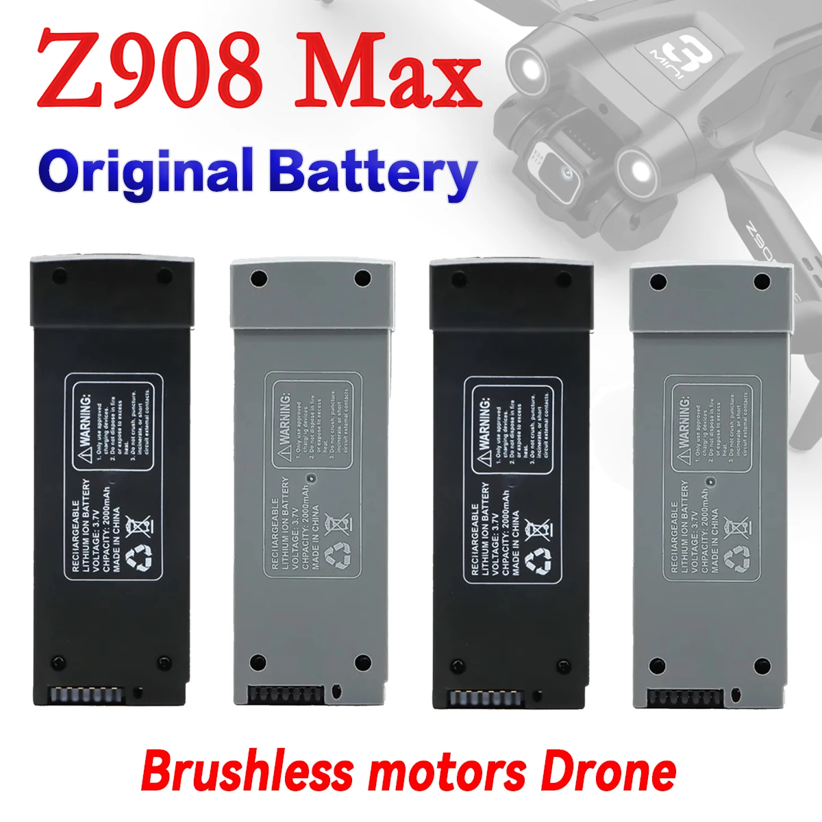 Original-Z908-Max-Battery-3-7V-2000mAh-For-Z908-Max-Brushless-Motor ...
