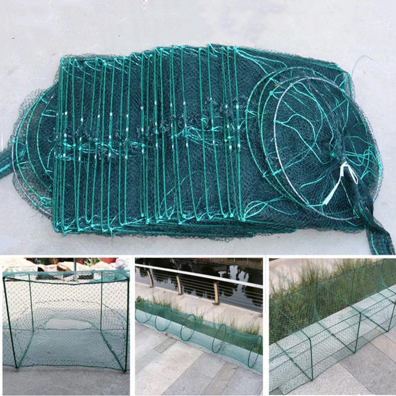 1PC-Nylon-Fishing-Net-Crab-Crayfish-Lobster-Catcher-Live-Trap-Fish-Net ...