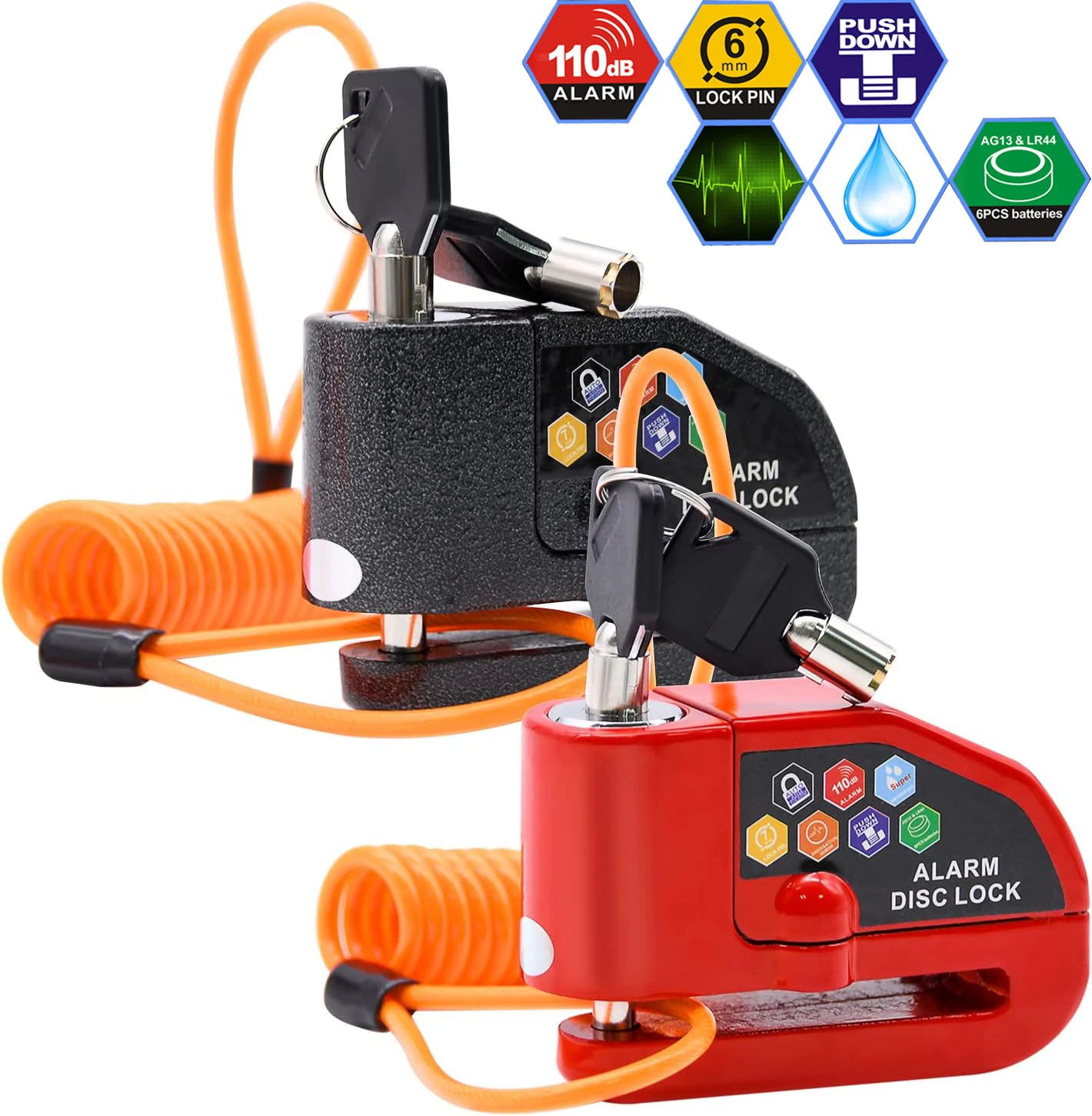 Motorcycle-Alarm-Lock-Bike-Lock-Security-Anti-Theft-Disc-Brake-Locks ...