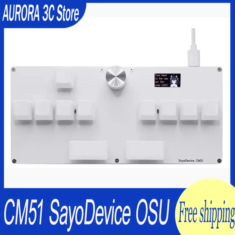 SayoDevice-OSU-Switches-Teclado-magn-tico-com-tela-Knob-OTA-Rapid ...
