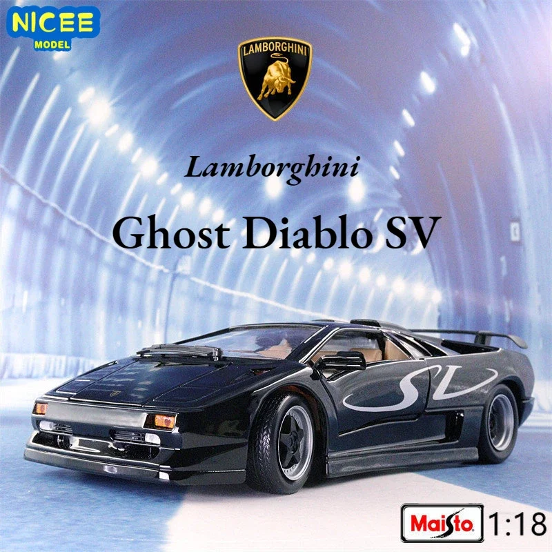 Maisto-1-18-Lamborghini-Ghost-Diablo-SV-coche-deportivo-de-alta ...