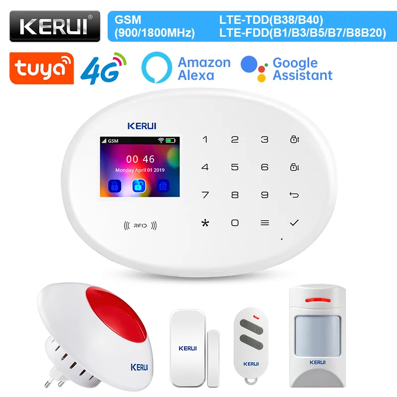 KERUI-W204-4G-Home-Alarm-System-WIFI-GSM-Alarm-Tuya-Smart-Security ...
