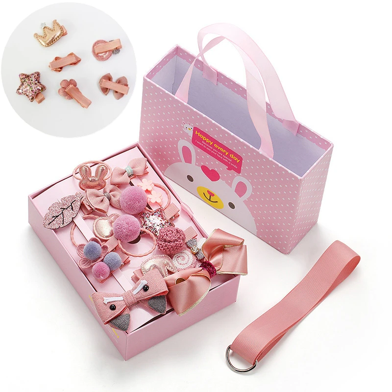 18-Pcs-set-Children-Hair-Accessories-Cute-Girls-Princess-Headdress-Baby ...