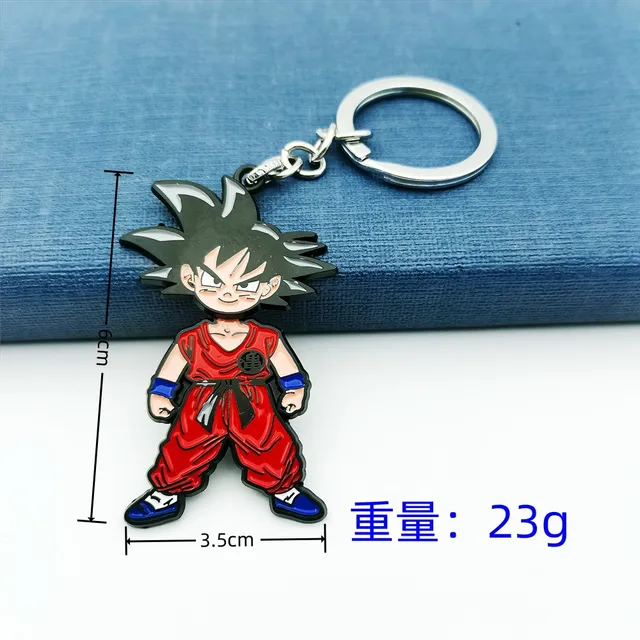 Anime Dragon Ball Z Vegeta Son Goku Keychain Metal Pendant Cosplay ...