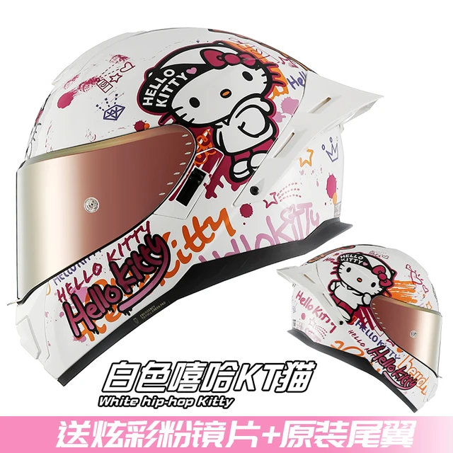 Sanrio Hello Kitty Motorcycle Helmet Full Face Racing, 52% OFF