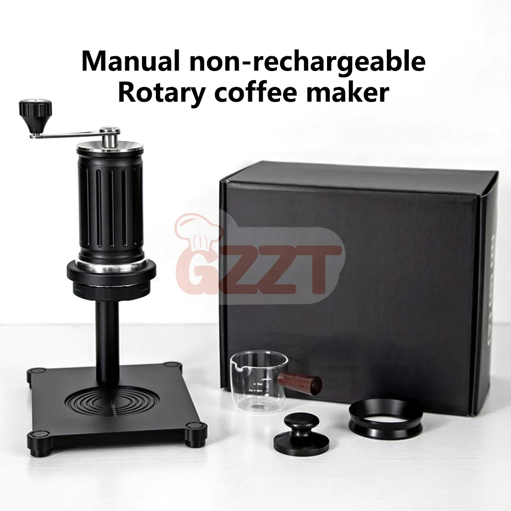 GZZT-Manual-Rotary-Coffee-Maker-304-Stainless-Steel-Variable-Pressure ...