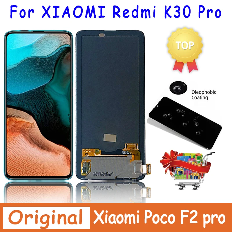 Original For Xiaomi Redmi K30 Pro Display Touch Screen Digitizer Parts For Xiaomi Pocophone Poco ...