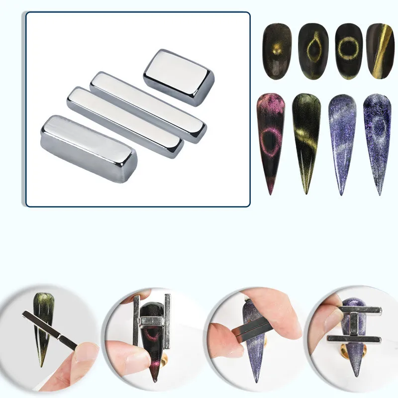 4pcs-Multifunctional-Magnet-Strong-Manicure-Strip-Magnet-French-Double ...