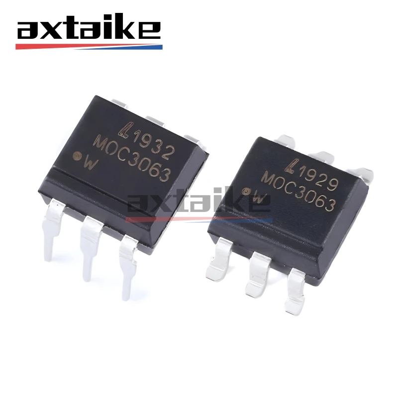 10 PCS MOC3063 DIP SMD 6 PINOS MOC3063SR2M MOC3063M FOTOTRIAC DRIVER ...