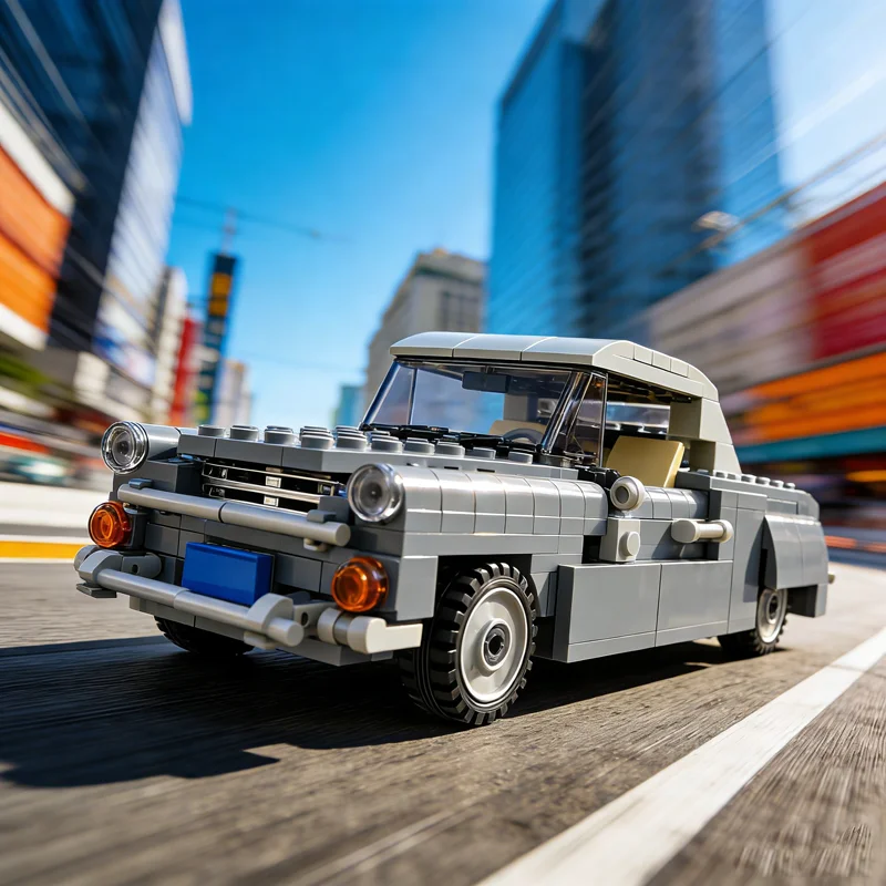 240pcs MOC Cars Columbo S Car Model Building Blocks Architecture ...
