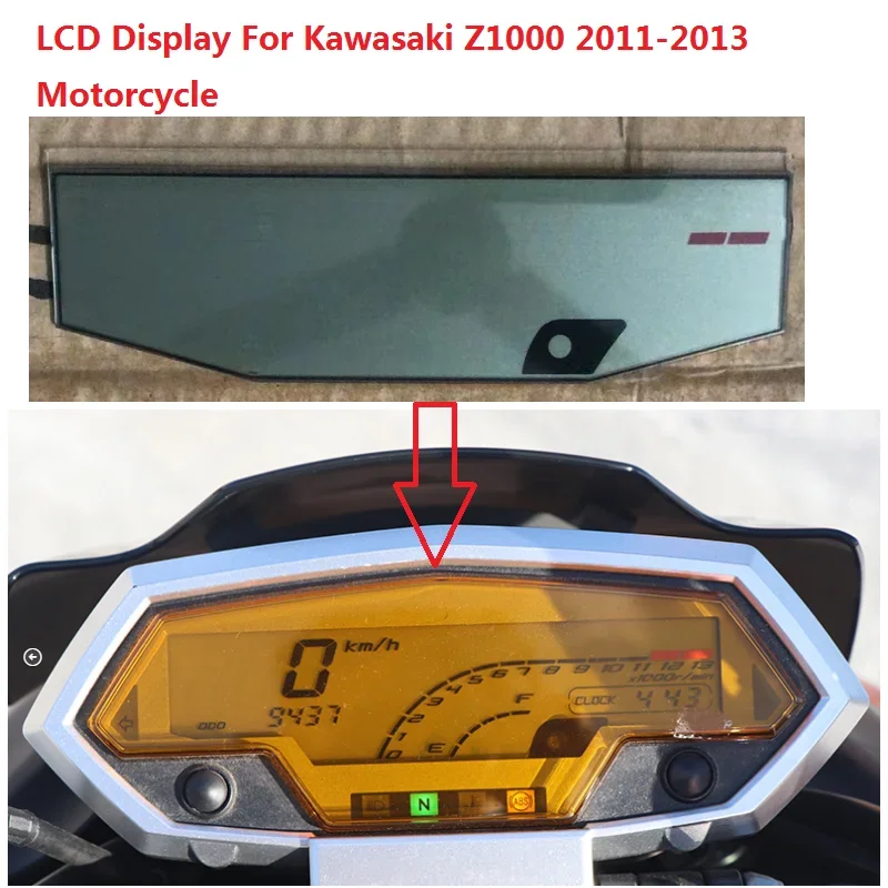 LCD Display For Kawasaki Z1000 2011-2013 Motorcycle Motorbike Dashboard ...
