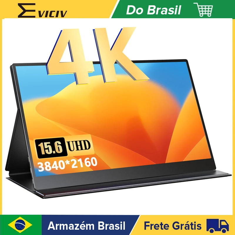 Monitor-de-laptop-EVICIV-4K-com-caixa-de-metal-de-15-6-polegadas-tela-m ...