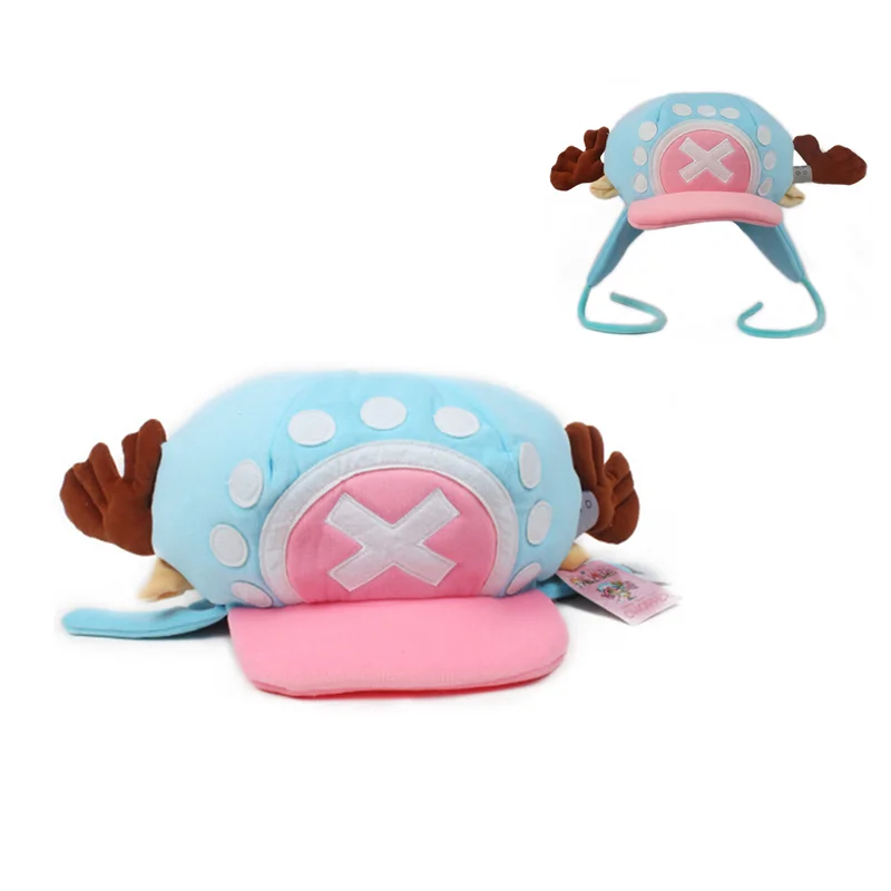 Anime Tony Tony Chopper Cosplay Hat Plush Cotton Hat Warm Hat Cartoon ...