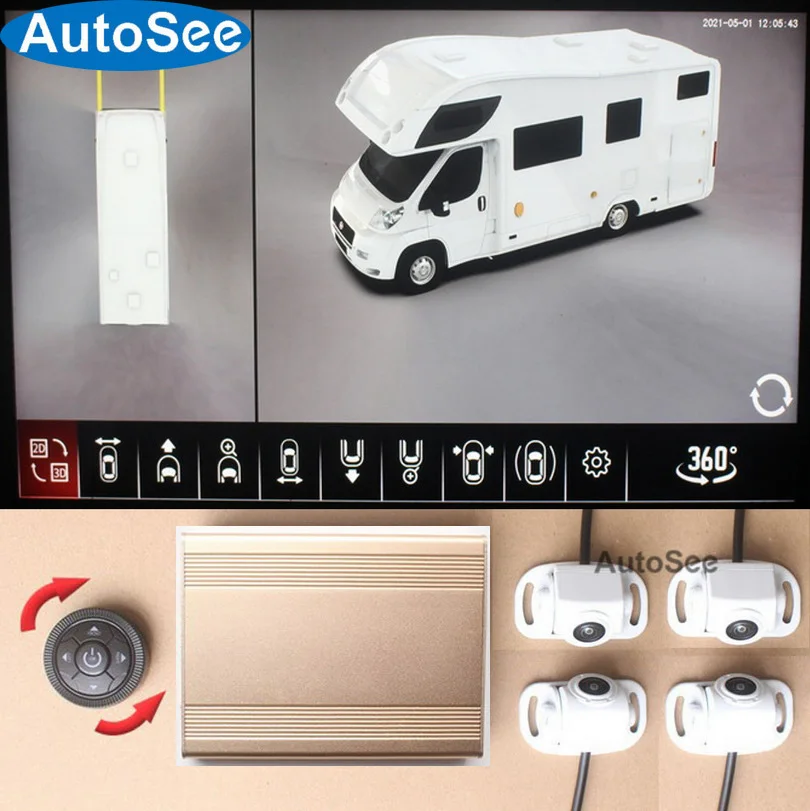 Motorhome-Camper-Caravan-360-degree-camera-3D-birds-eye-Panoramic-view ...