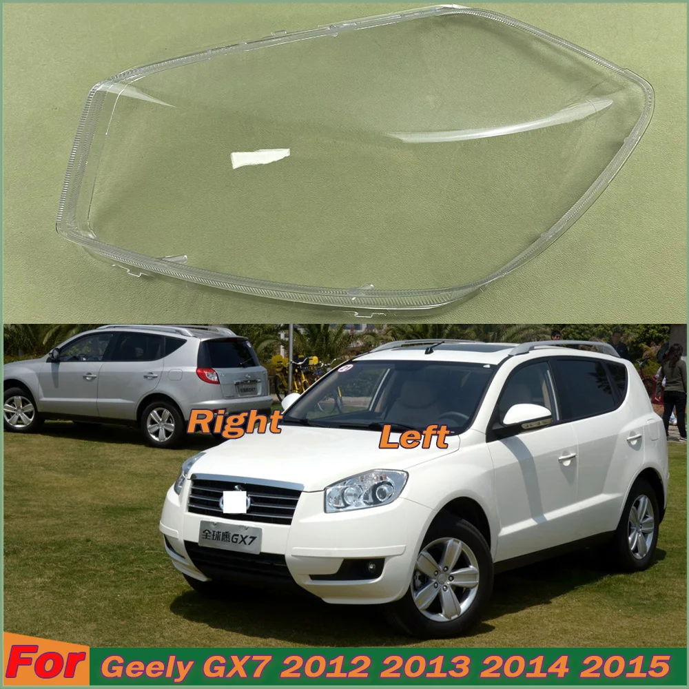 Compatible For Geely GX7 2012-2015 Headlight Cover Transparent Mask ...